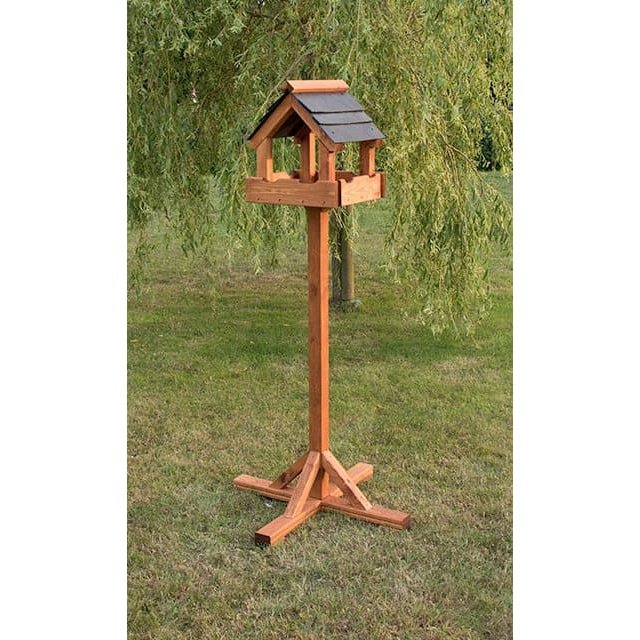 Riverside Woodcraft Baby Triple Slate Roof Bird Table – RiversideWoodcraft